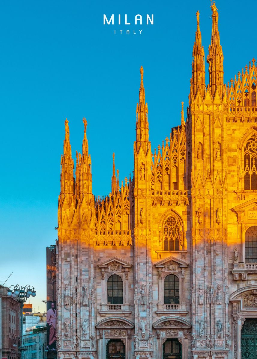 'Milan ' Poster, picture, metal print, paint by Big City | Displate