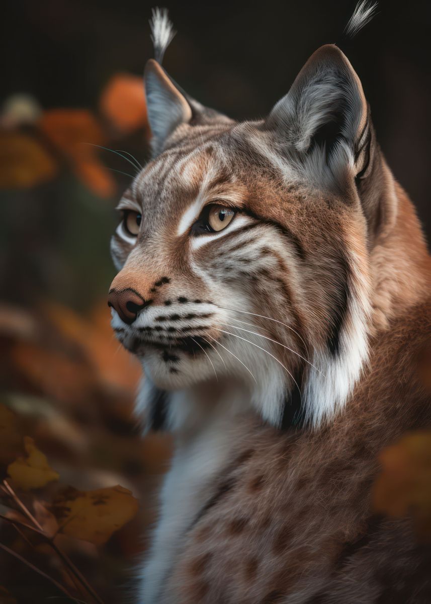 'Fierce lynx' Poster, picture, metal print, paint by Zooscape Wildlife ...