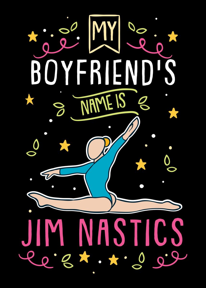 'jim nastics' Poster, picture, metal print, paint by MuffinPowa | Displate