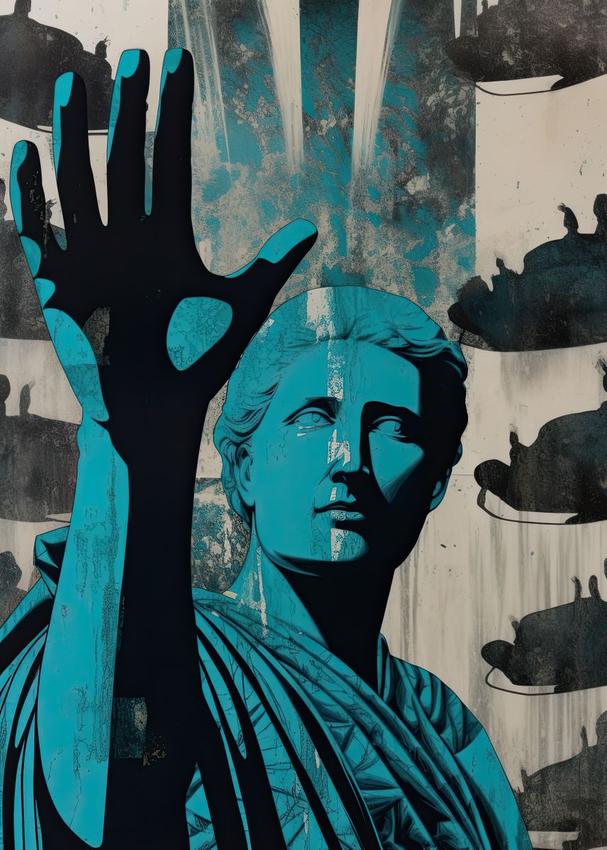 'Reaching Out' Poster, picture, metal print, paint by Morphic Prints ...