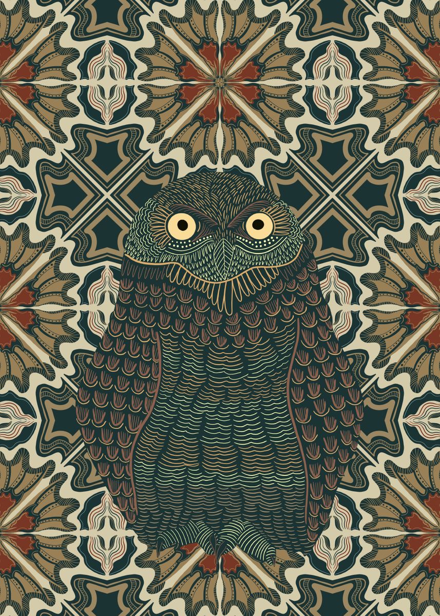 'Burrowing Owl' Poster, picture, metal print, paint by Sunette Nel ...