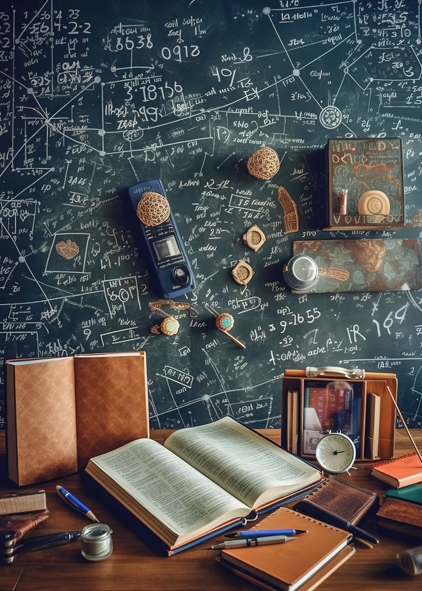 'math formula ' Poster, picture, metal print, paint by NeoRowe | Displate