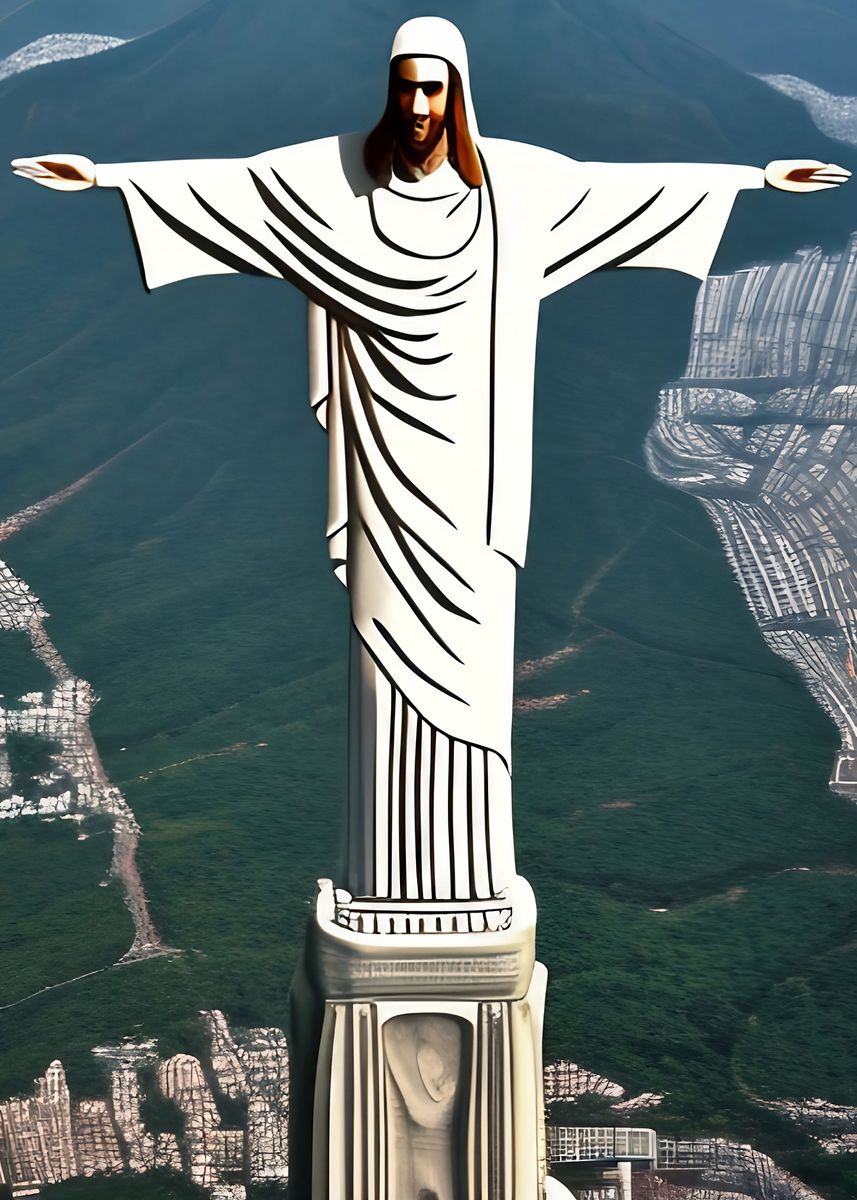 'Christ the Redeemer' Poster, picture, metal print, paint by Sloka ...