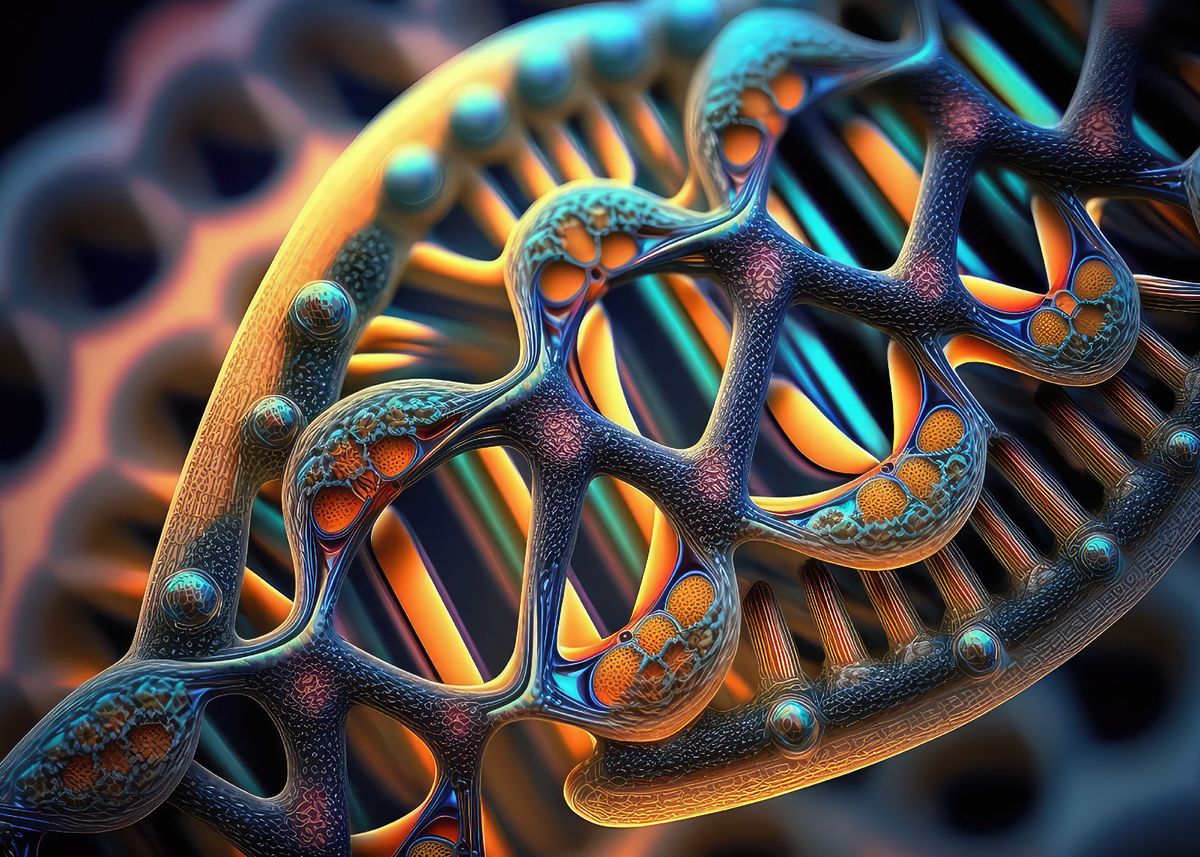 'Illuminating Genetic Path' Poster by Bramcrye | Displate