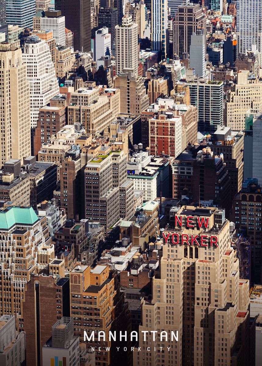 'Manhattan ' Poster, picture, metal print, paint by Explore Universe ...