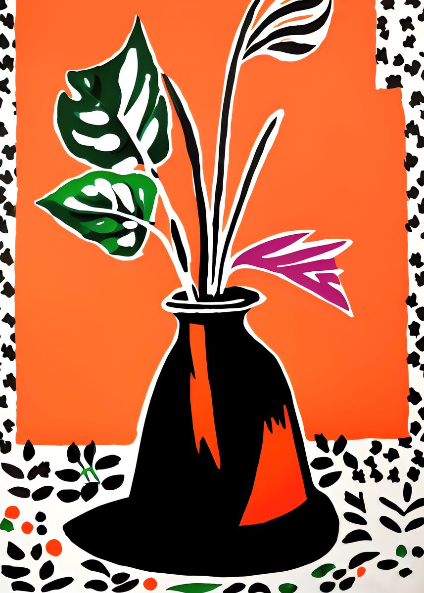 'Serene Garden' Poster, picture, metal print, paint by BluePinkPanther | Displate