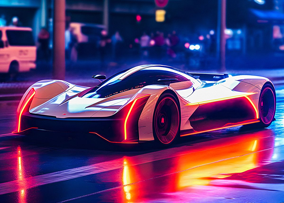 'Concept car Libra' Poster by Alan Frijns | Displate