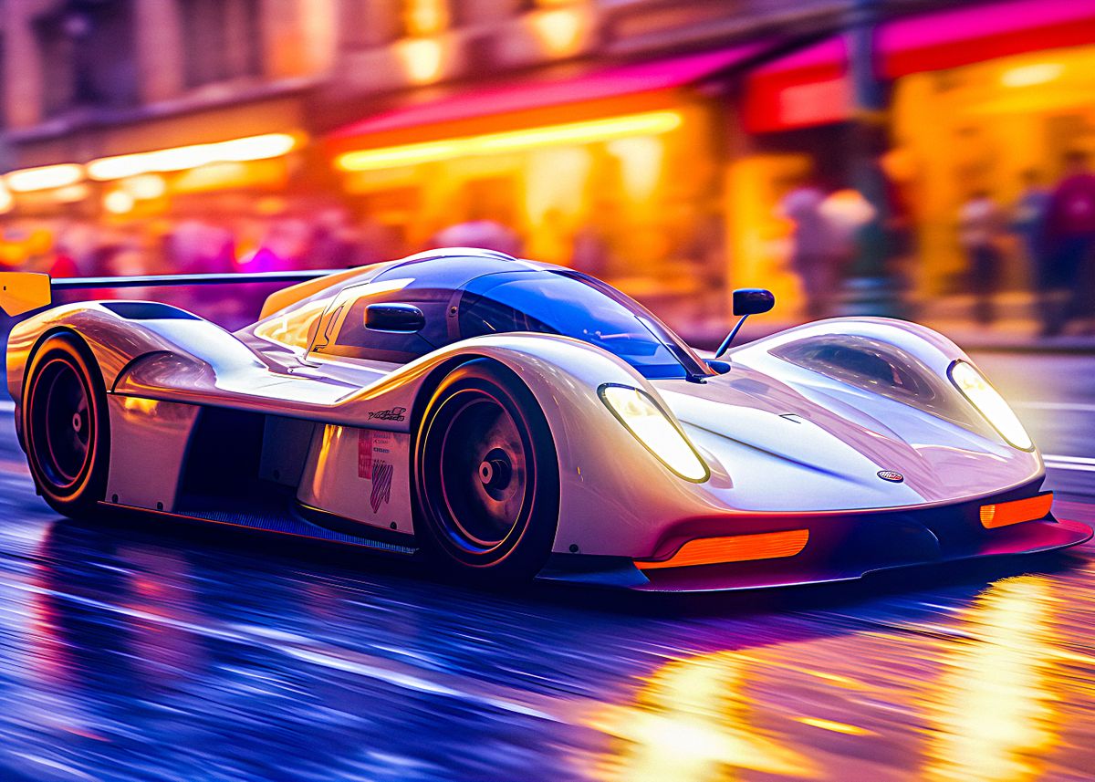 'Super car Brazil' Poster by Alan Frijns | Displate