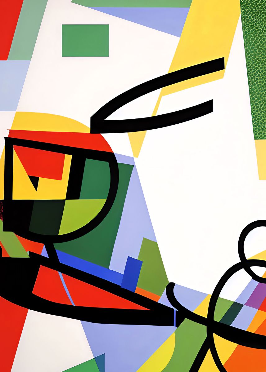 'Abstract Painting Collage' Poster by BluePinkPanther | Displate