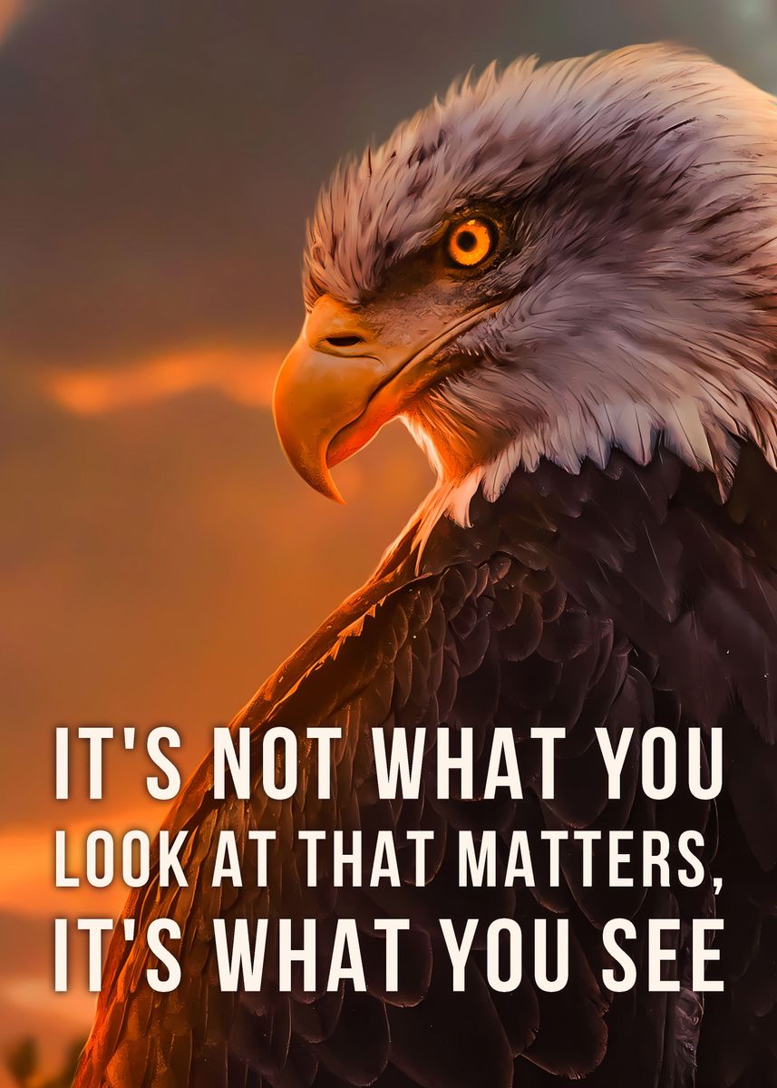 'Eagle Motivation' Poster, picture, metal print, paint by HOLOSOMNIA ...