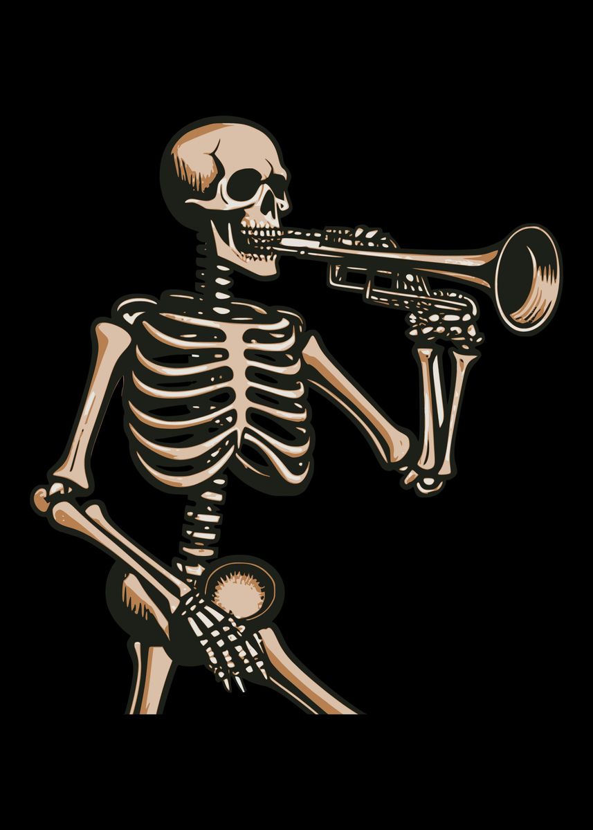 'Marching Band Trombone' Poster, picture, metal print, paint by ...