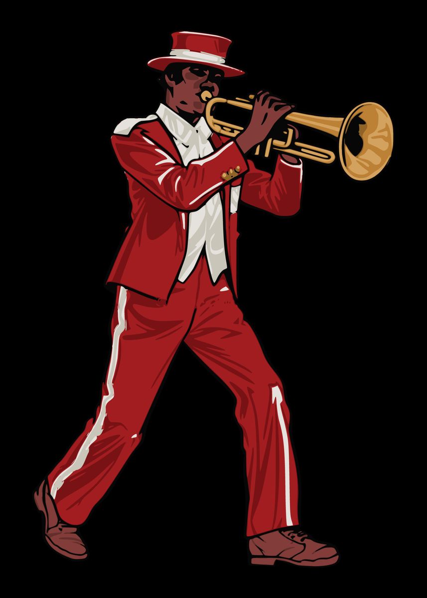 'Marching Band Trombone' Poster by BobbyBubble | Displate
