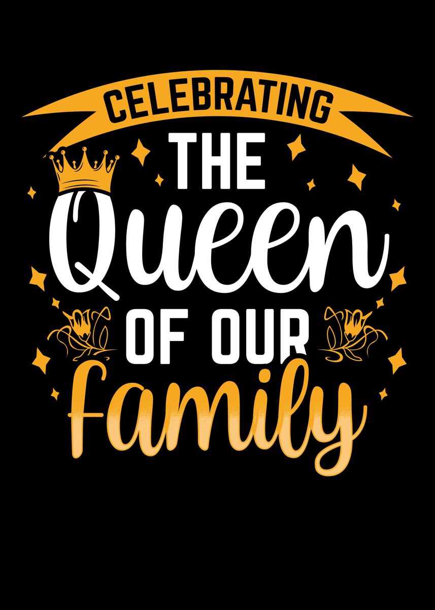 'Celebrating the Queen' Poster by BeMi | Displate