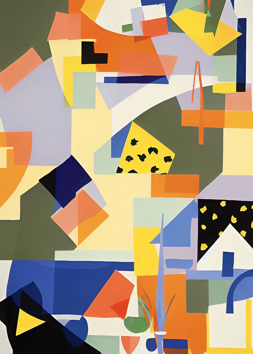 'Intangible Abstraction' Poster, picture, metal print, paint by ...