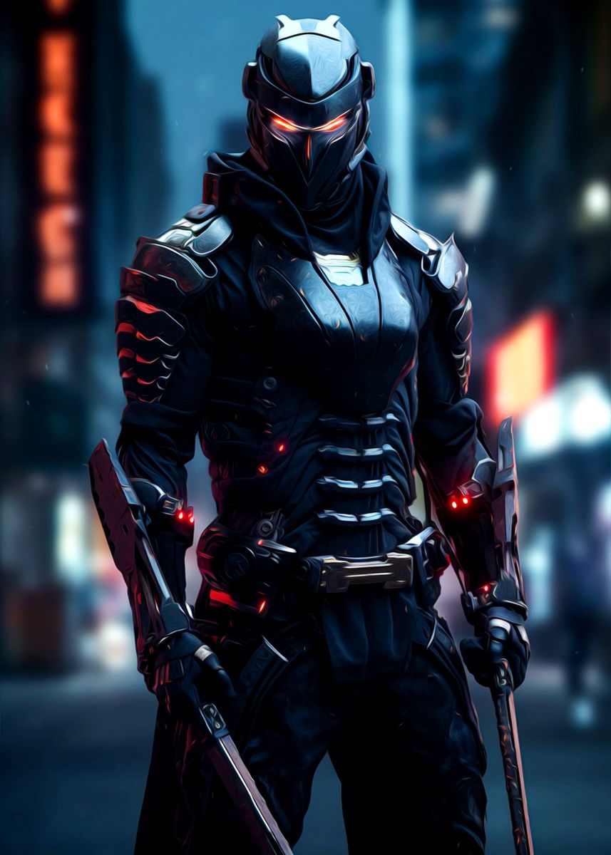 'Fantasy Warrior' Poster, picture, metal print, paint by Uranus Artist ...