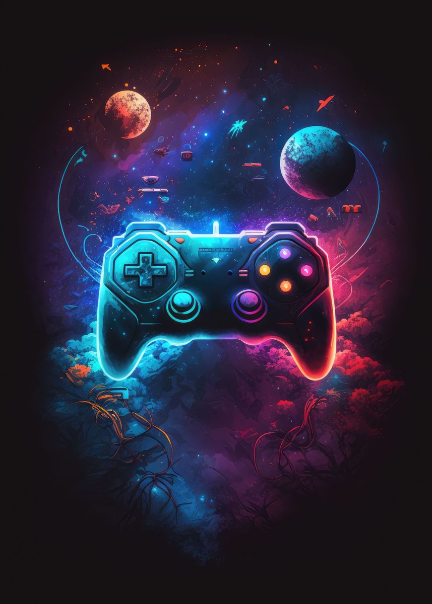 'Gaming Controller' Poster by Ander HaRRy | Displate