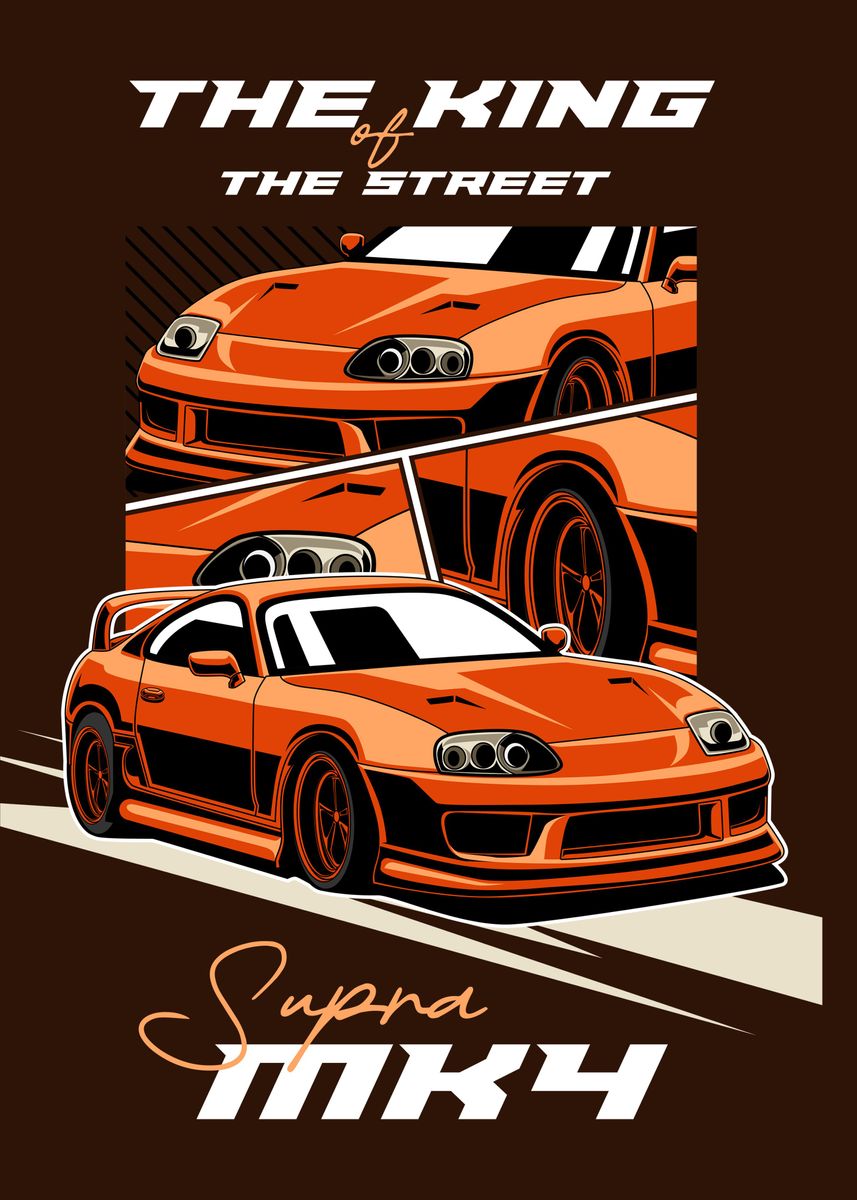 'The Legendary Supra' Poster, picture, metal print, paint by Iqbal ...