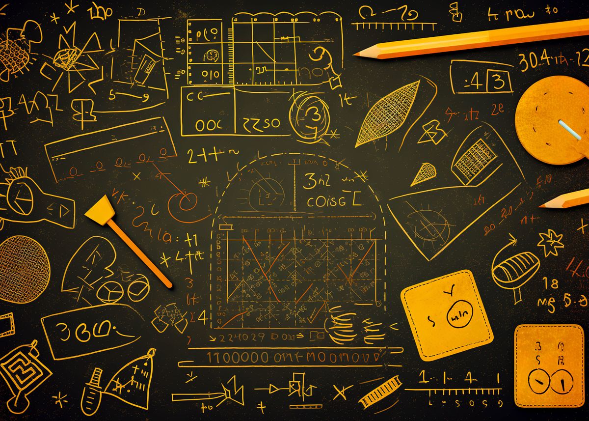 'math formula' Poster by NeoRowe | Displate