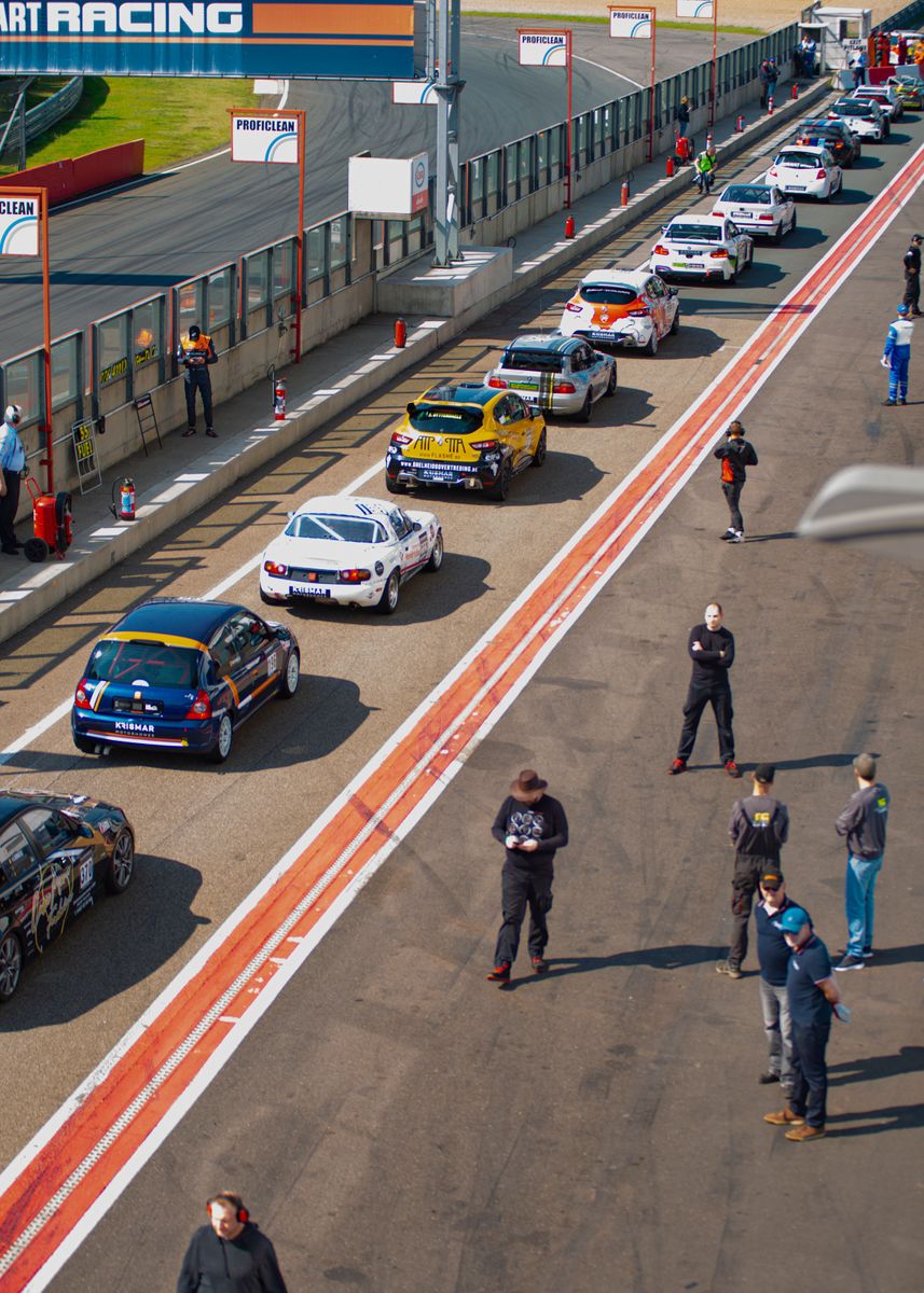 'Lined up to race' Poster, picture, metal print, paint by Wouter Berben ...