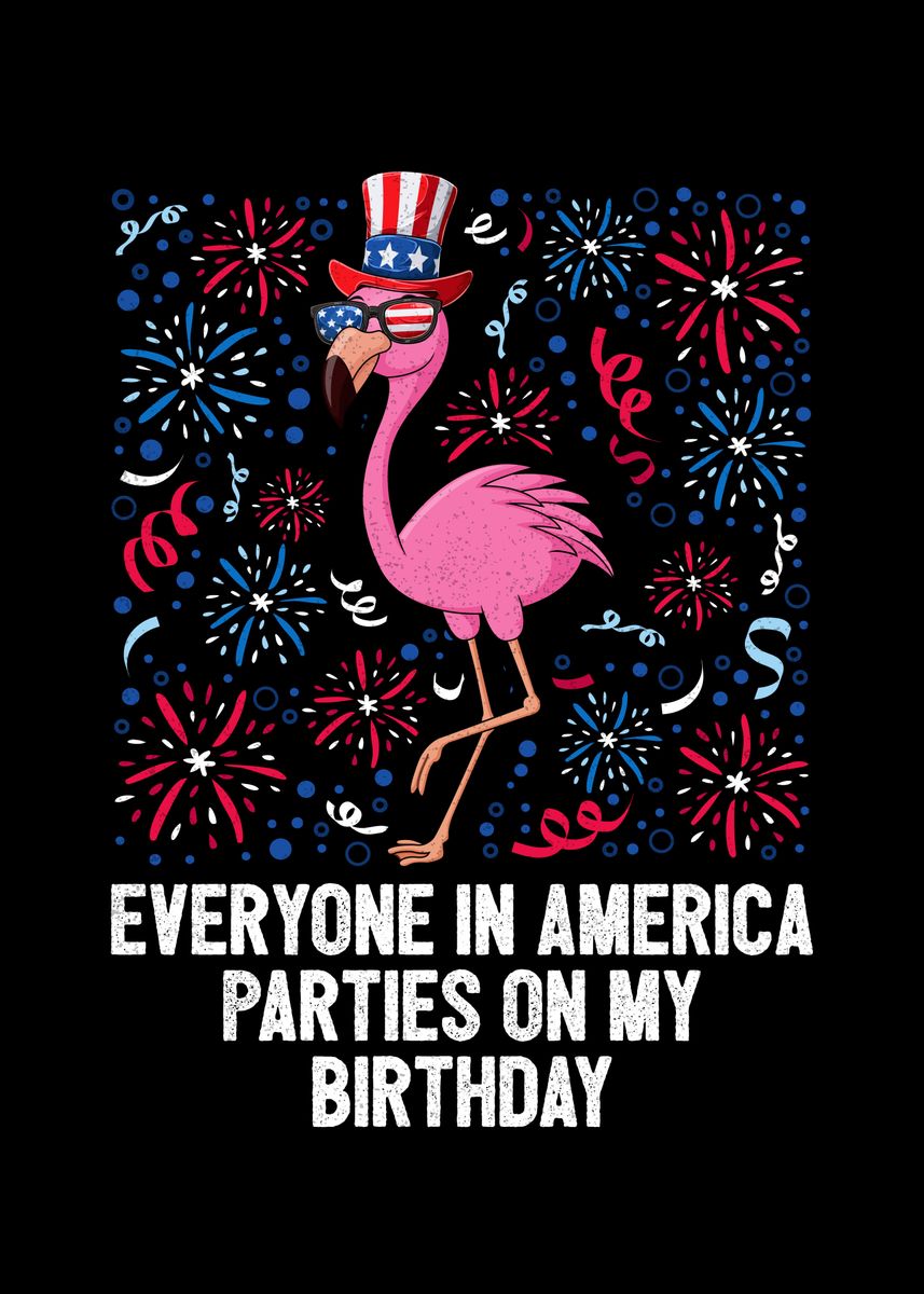 '4th Of July Everyone In' Poster, picture, metal print, paint by ...