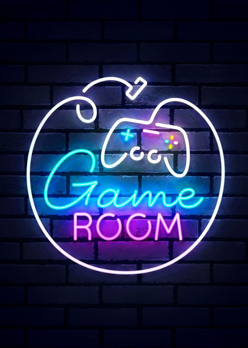 'Game Room' Poster, picture, metal print, paint by Metal Posters | Displate