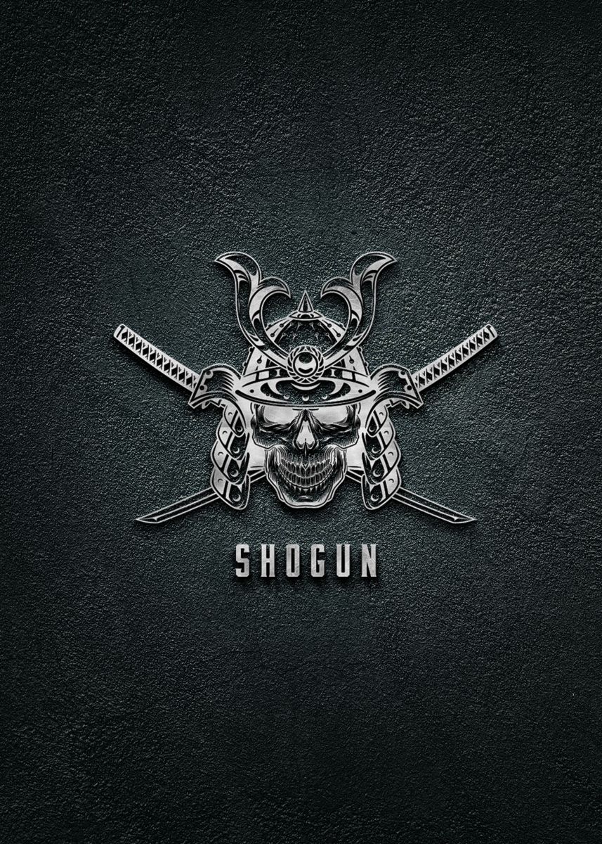'3d Shogun Symbol' Poster, picture, metal print, paint by Pakley Studio ...