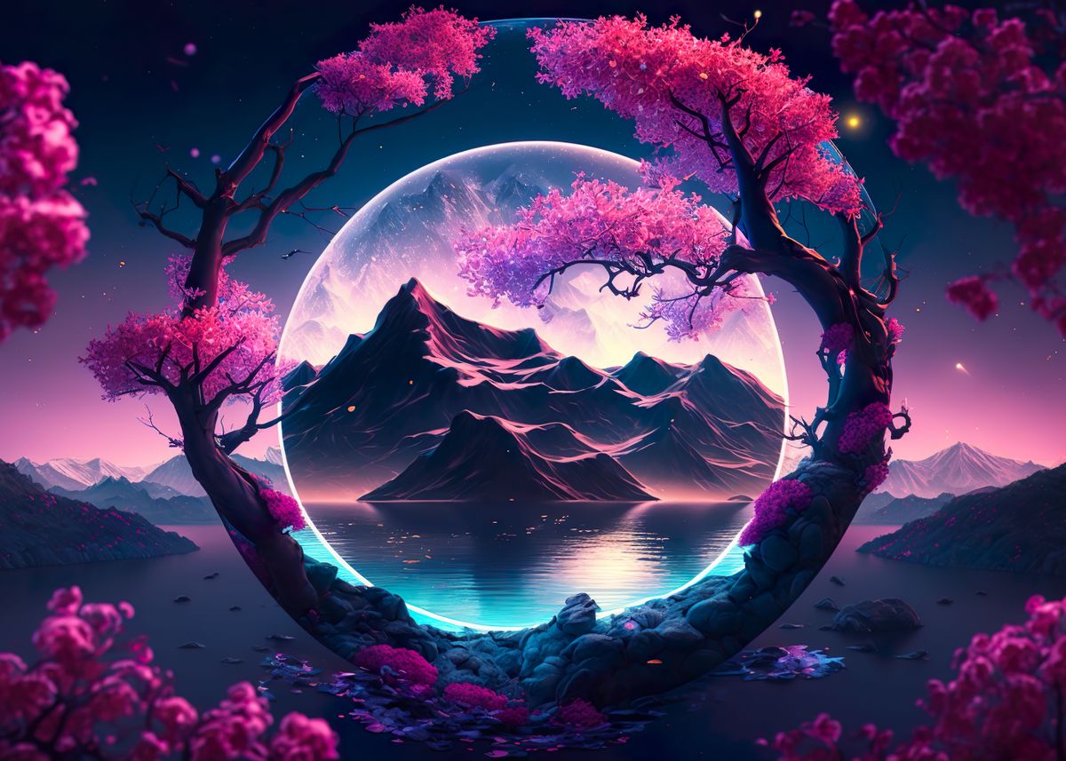 'Illusion of Japan' Poster by Markus Mikolai | Displate