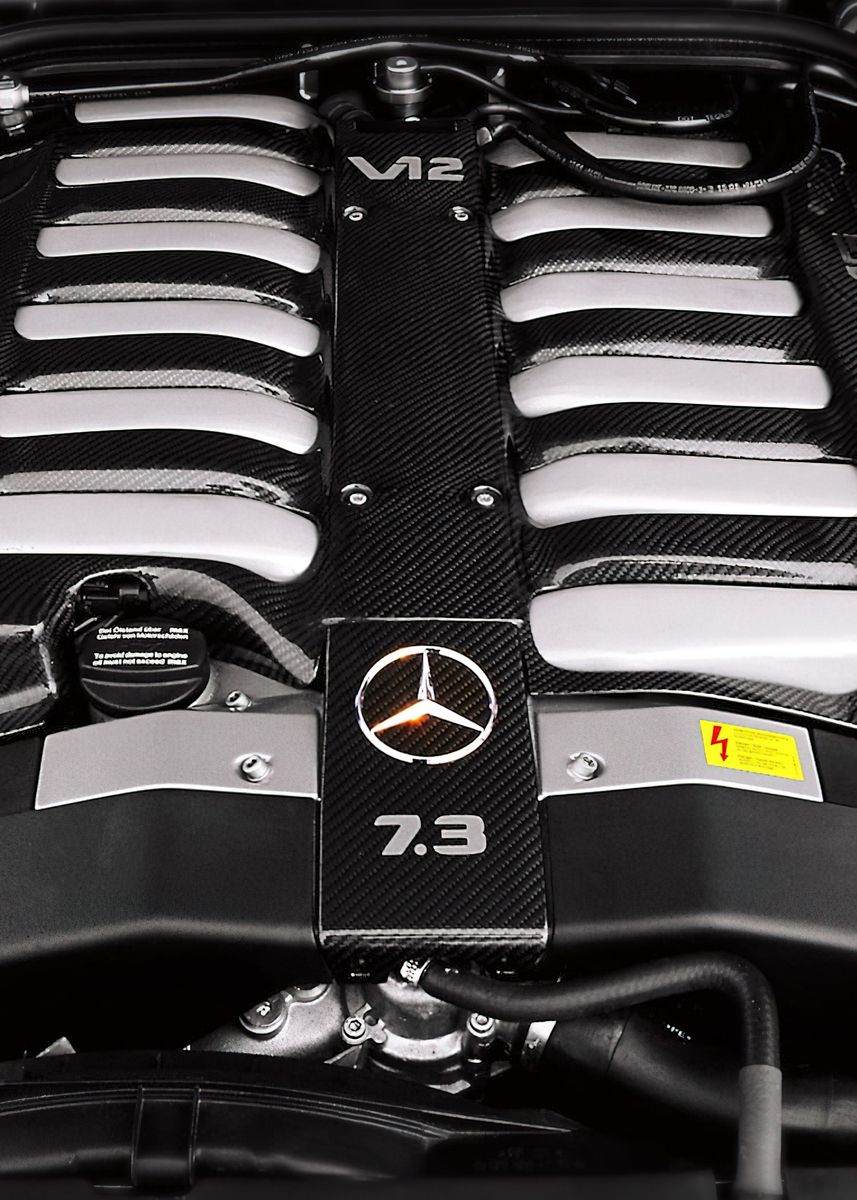 'Engine Car' Poster, picture, metal print, paint by Richard Art | Displate