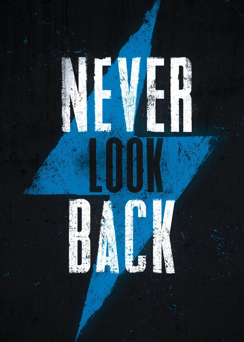 'Never Look Back' Poster, picture, metal print, paint by Angela Kawai ...