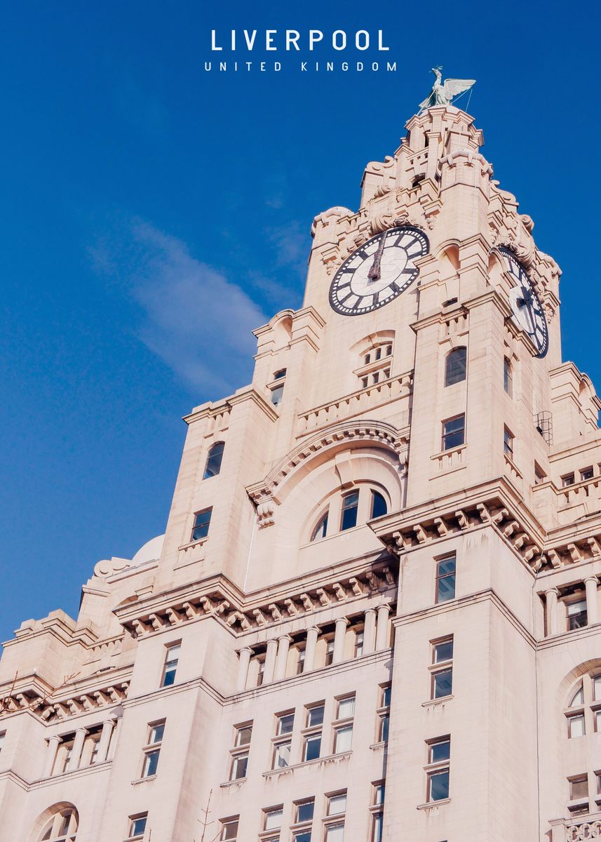 'Liverpool ' Poster, picture, metal print, paint by Famous City | Displate