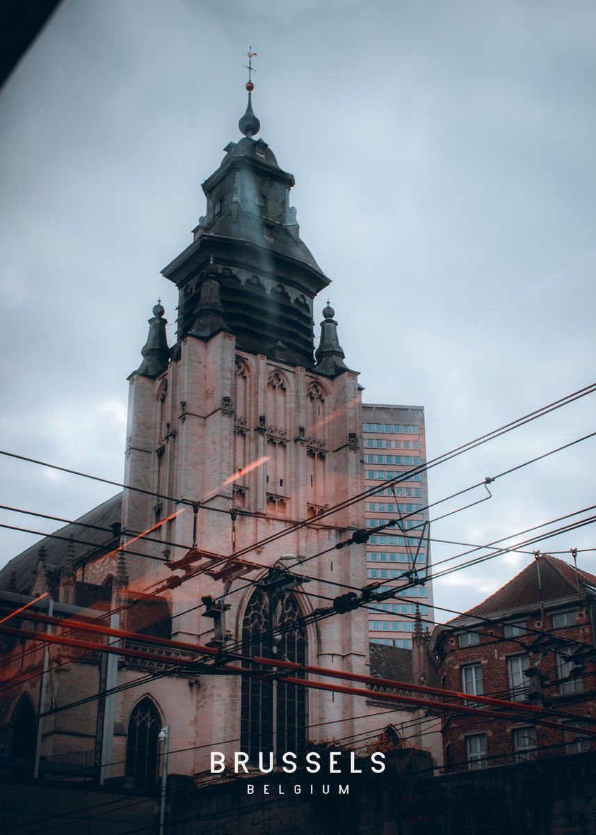 'Brussels ' Poster, picture, metal print, paint by Big City | Displate