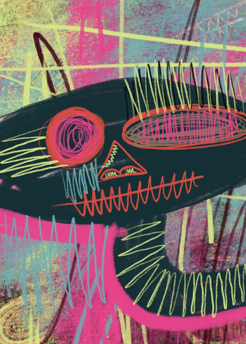 'confused human' Poster by masn | Displate