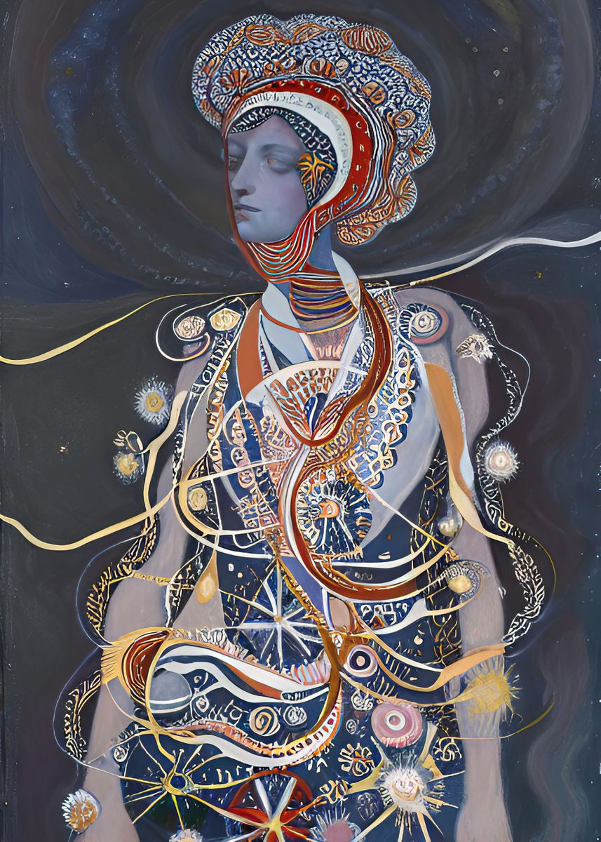 'Heroine Of Energy Healing' Poster, picture, metal print, paint by ...