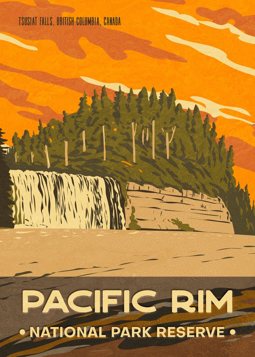 'Pacific Rim National Park' Poster, picture, metal print, paint by ...