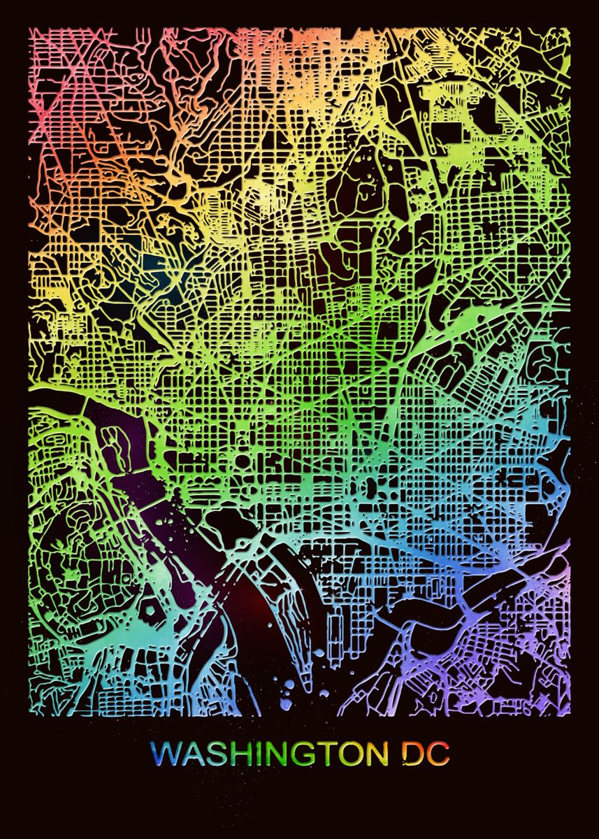 'Washington DC' Poster by Terrance Seay | Displate
