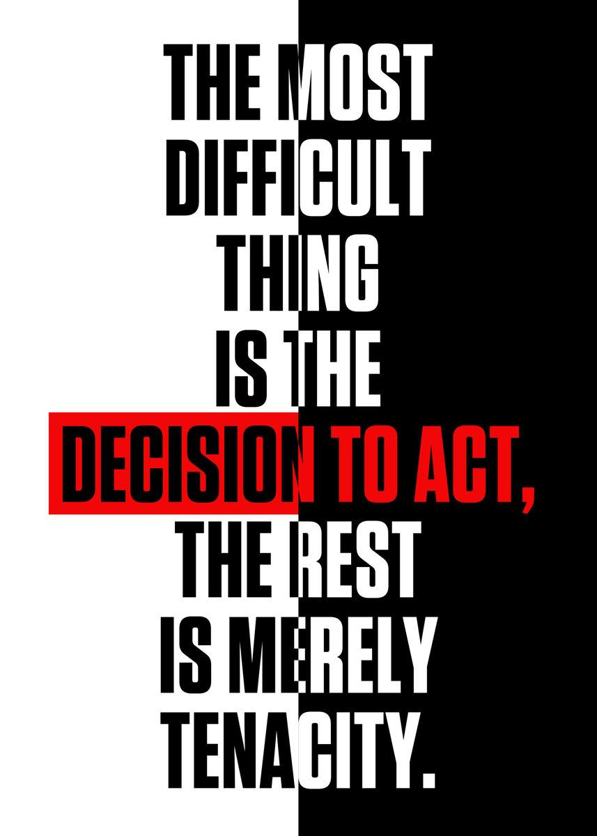 'The Most Difficult Thing I' Poster, picture, metal print, paint by ...