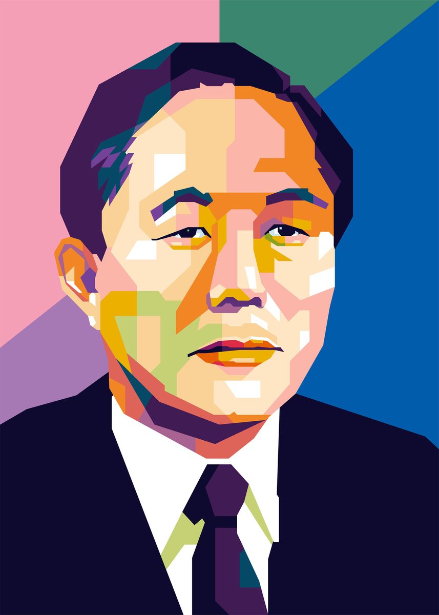 'choi hong hi ' Poster, picture, metal print, paint by Indra | Displate