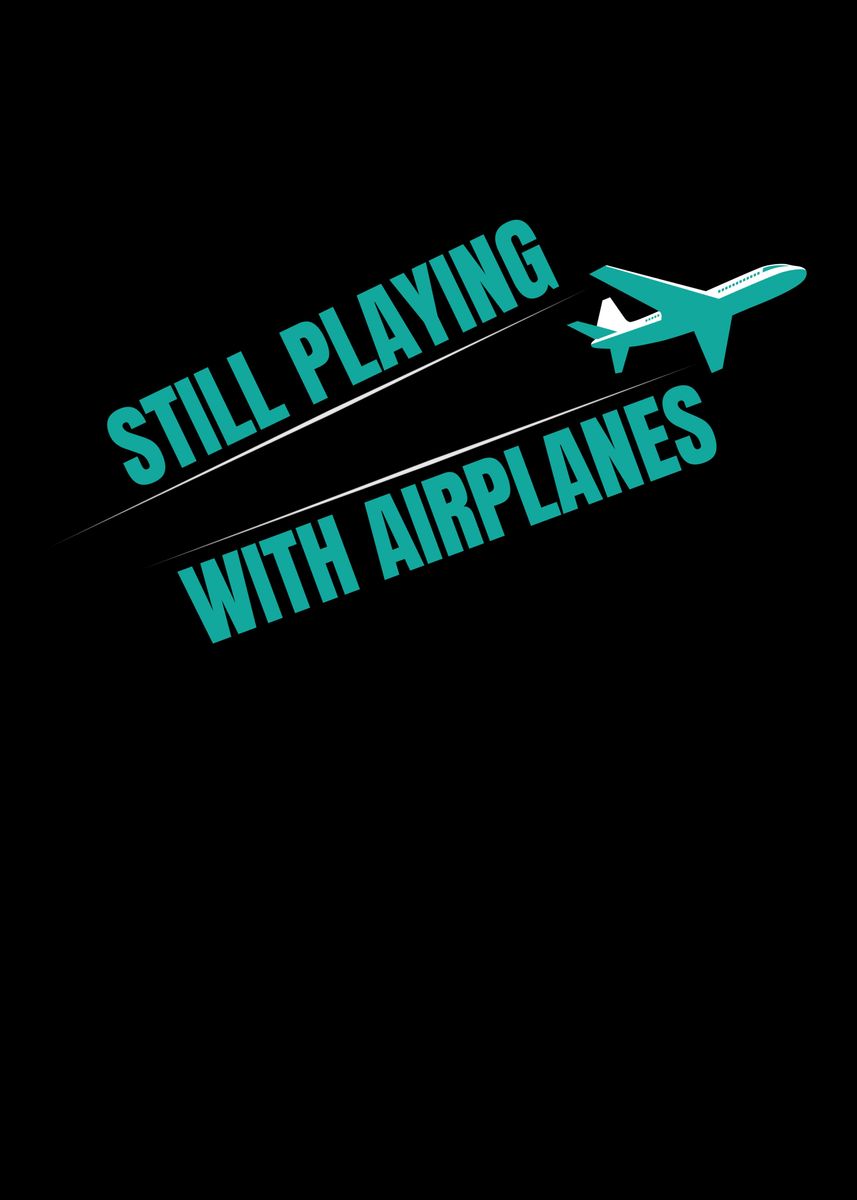 'Very First Airplane Ride' Poster, picture, metal print, paint by Mooon ...