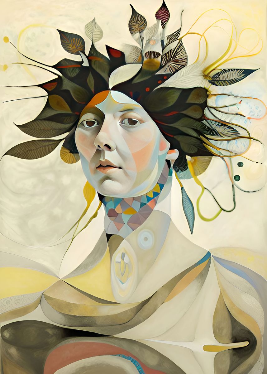 'Glorious Goddess Gaia ' Poster, picture, metal print, paint by Elena ...