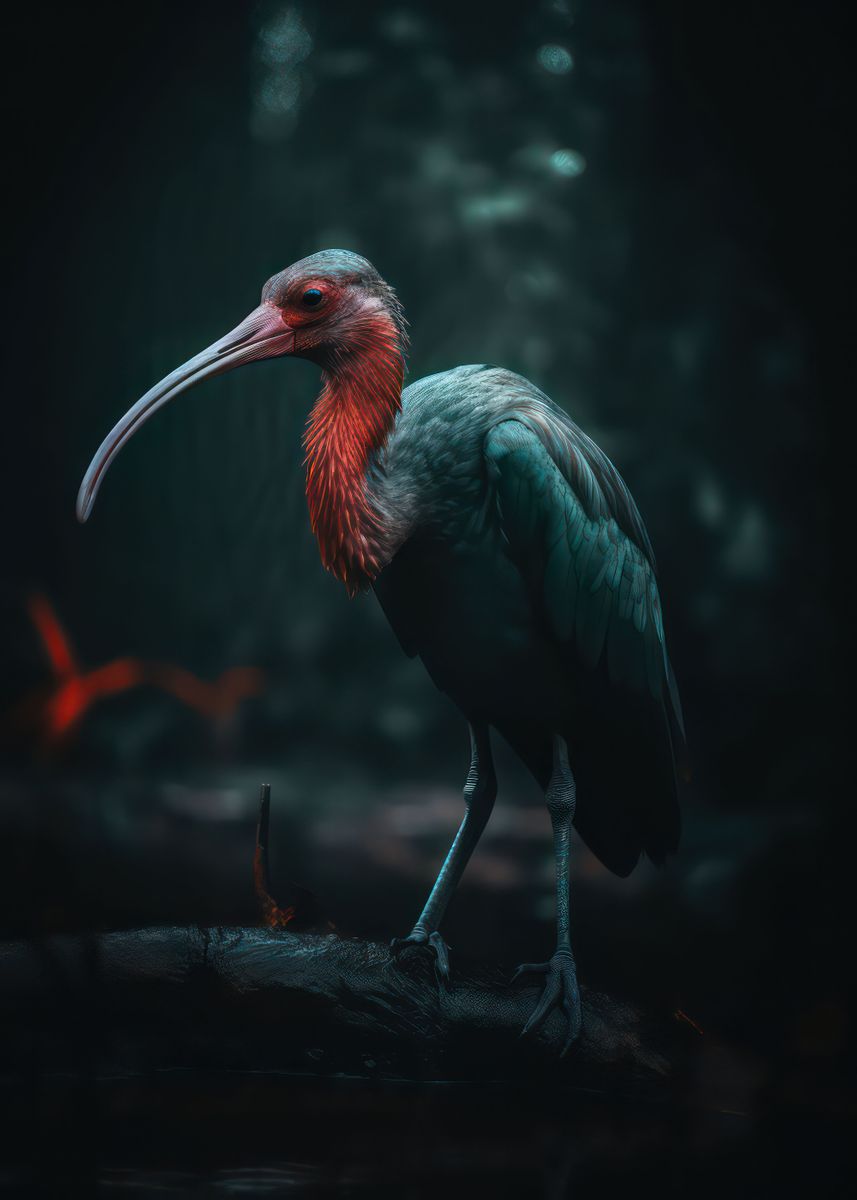 'Regal ibis' Poster by Zooscape Wildlife | Displate