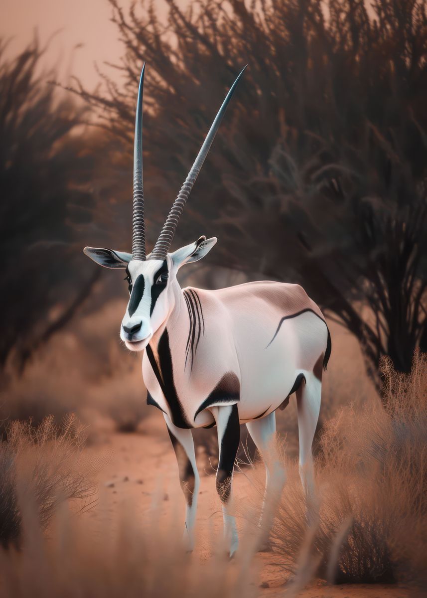 'Elegant oryx' Poster, picture, metal print, paint by Zooscape Wildlife ...