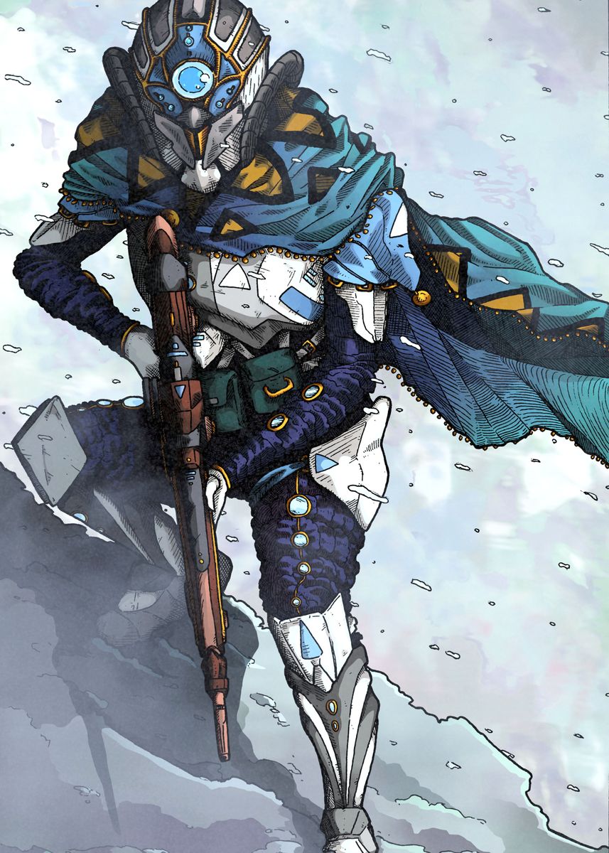 'Eclipsed Scout' Poster, picture, metal print, paint by Loiso | Displate