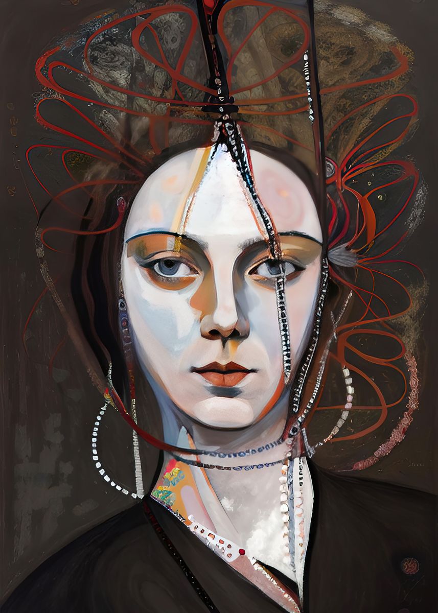 ' Sat Nam Queen ' Poster, picture, metal print, paint by Elena Ray ...