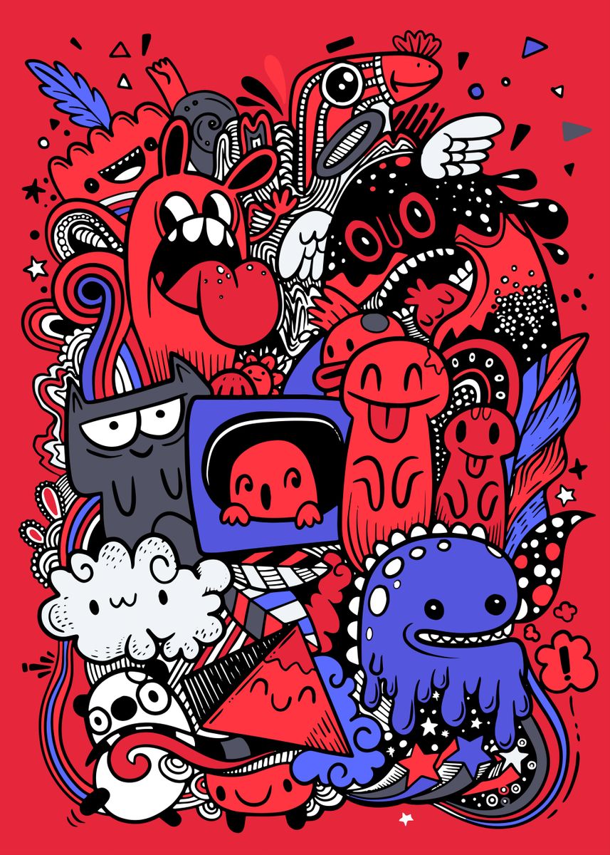 'Graffiti Poster' Poster, picture, metal print, paint by Grafitti ...