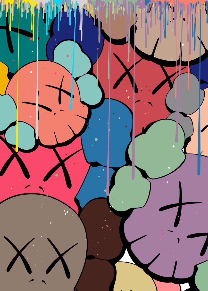 'Kws' Poster, picture, metal print, paint by Biopic Studio | Displate