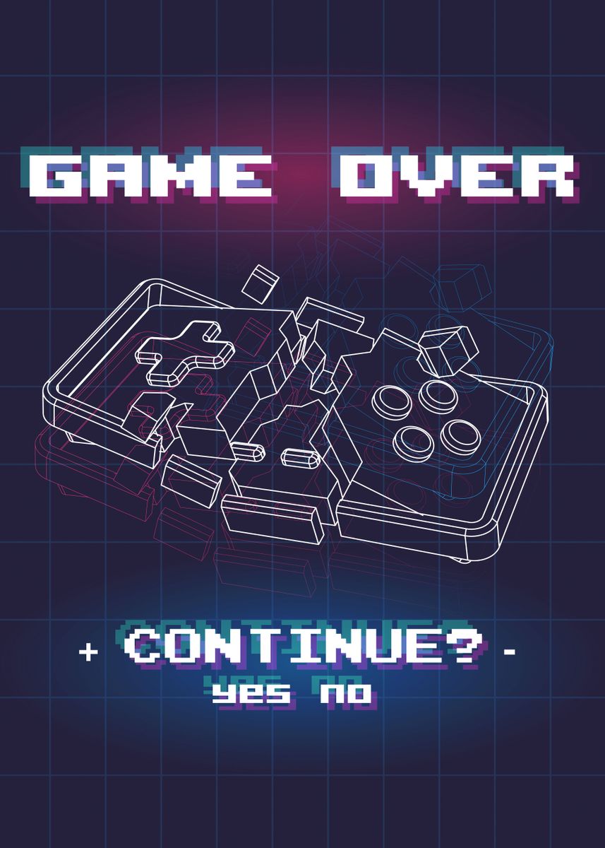 'Game Poster' Poster, picture, metal print, paint by Nabilacantika ...