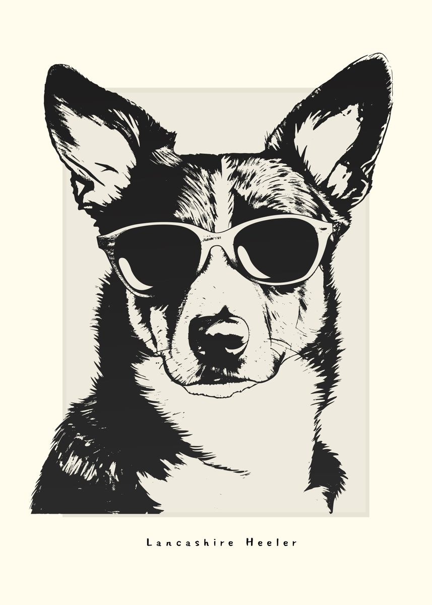 'Lancashire Illustration' Poster, picture, metal print, paint by Rafael Dxgn | Displate