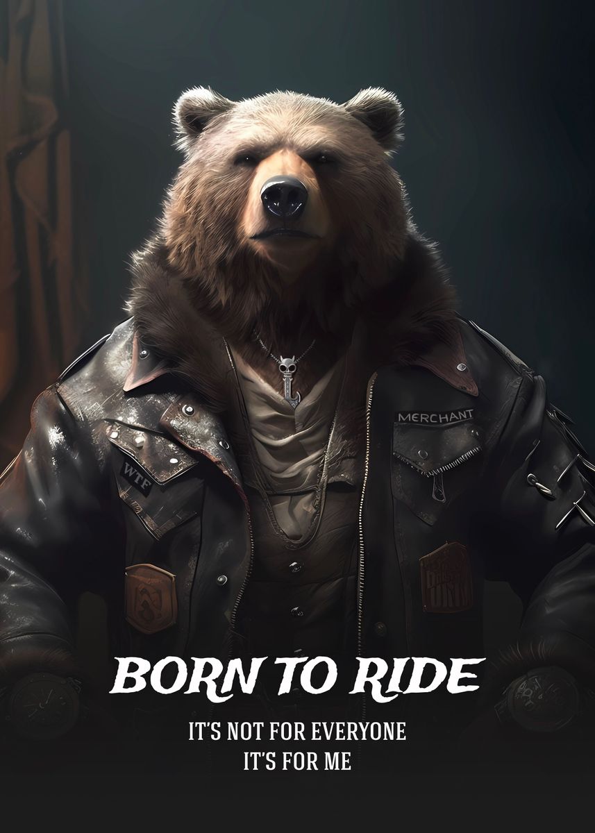 'Born to ride' Poster by Aleksey Ivanov | Displate