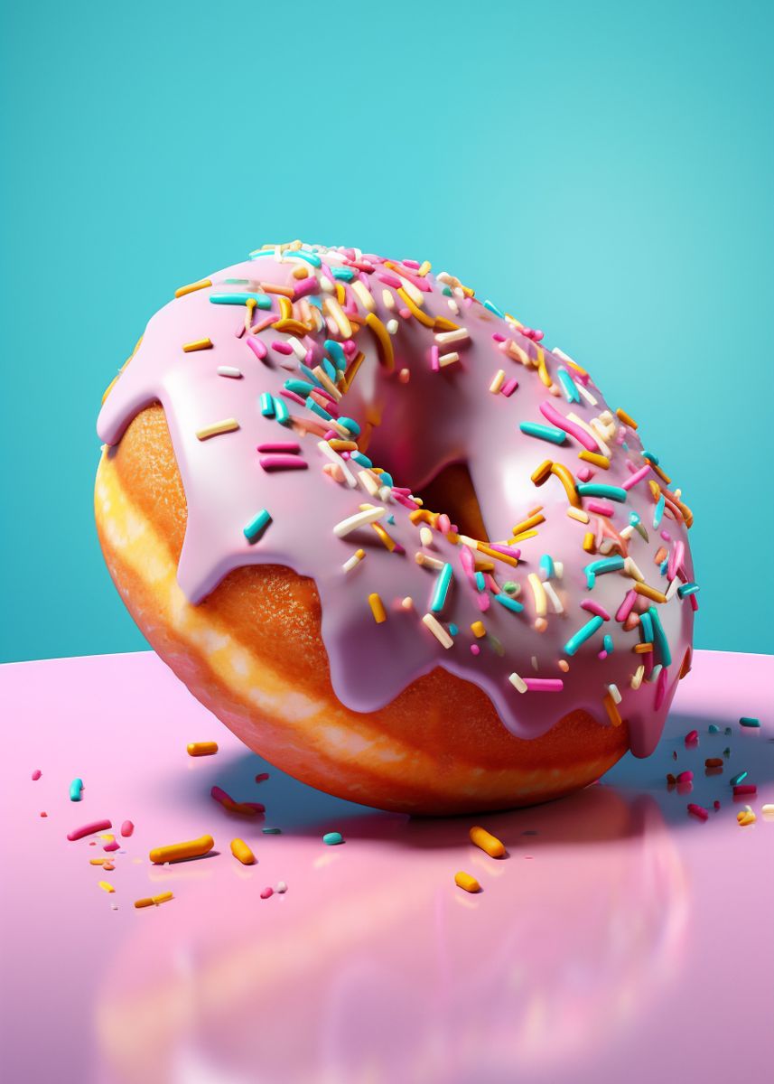 'Donut' Poster by Bofferding | Displate