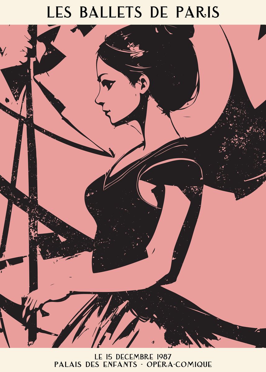 'Les Ballets De Paris' Poster by BluePinkPanther | Displate